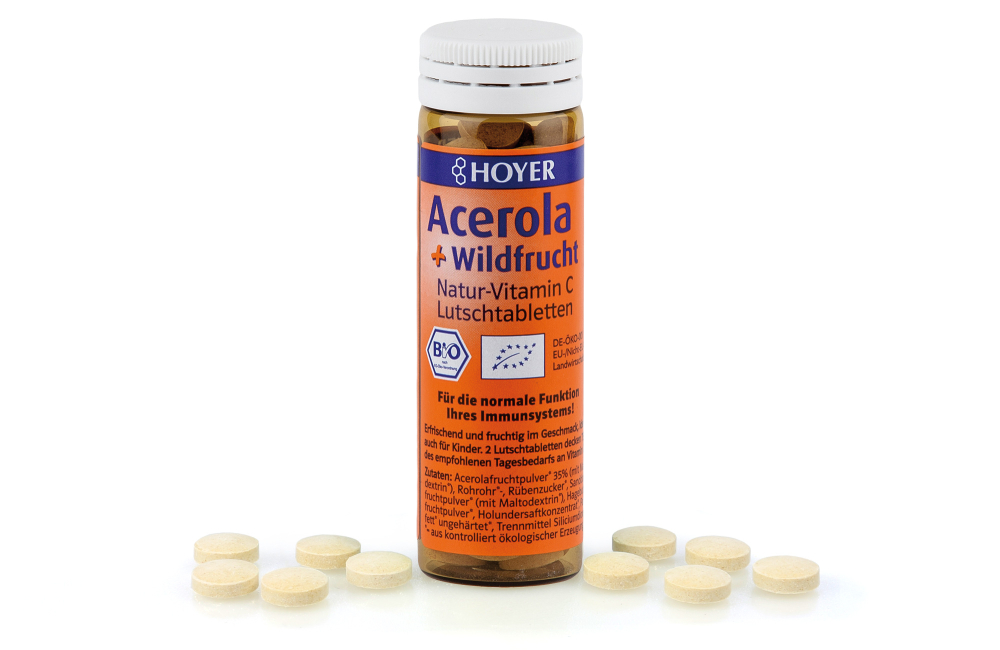 Holtermann Imker-Shop - Hoyer Acerola + Wild Fruit Lozenges - Natural ...